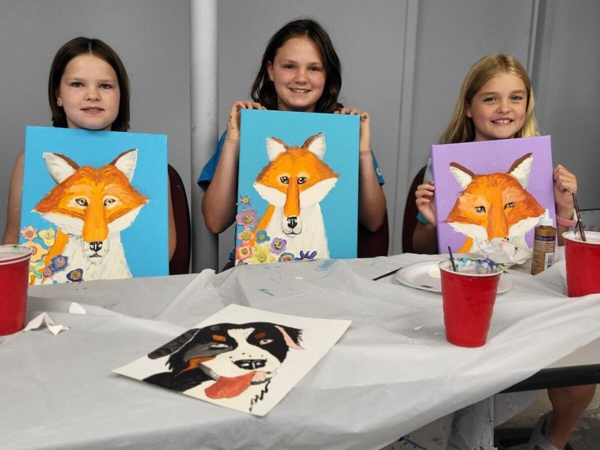 Another week of Painting Camp at Jill Rae Finally Art