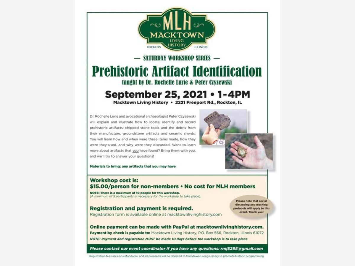 Prehistoric Artifact Identification at Macktown Living History