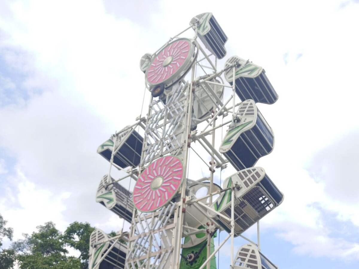 Carnival rides, games, and food at Fall Festival