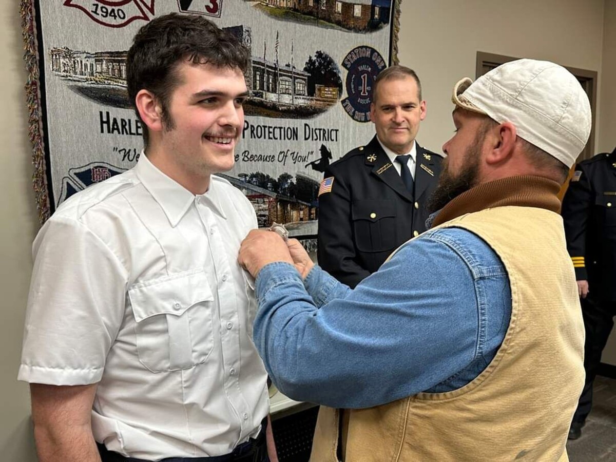 Three new lieutenants at Harlem-Roscoe Fire