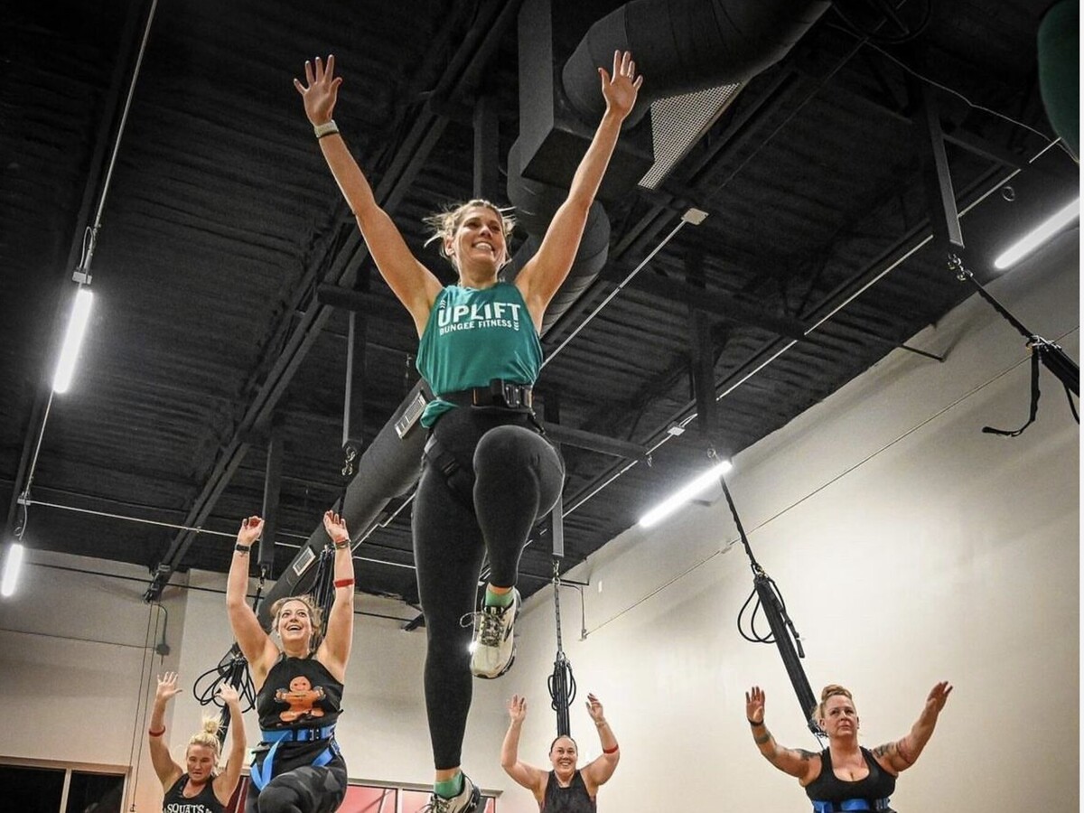 Flying! at Uplift Bungee Fitness