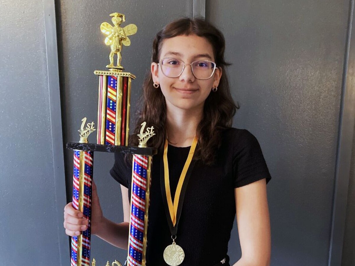 Julissa Negron is on her way to Scripps Spelling Bee in Washington DC