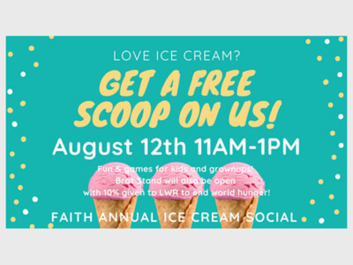 Faith Annual Ice Cream Social