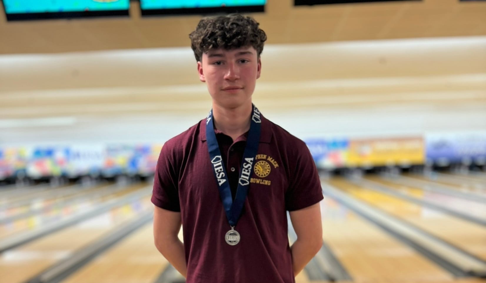 Ian Scharre of Stephen Mack climbed to 2nd at the 2025 IESA state ...