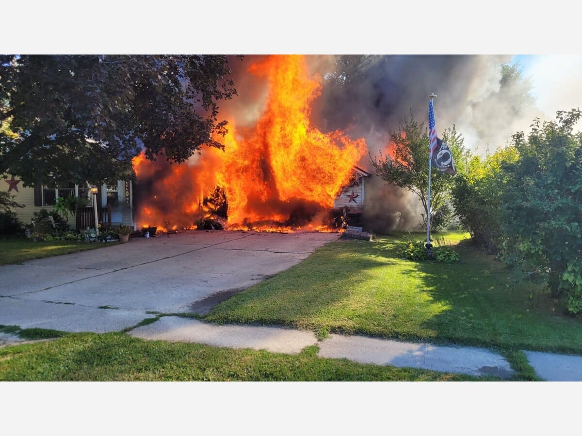 Garage fire in Rockton quickly becomes a house fire